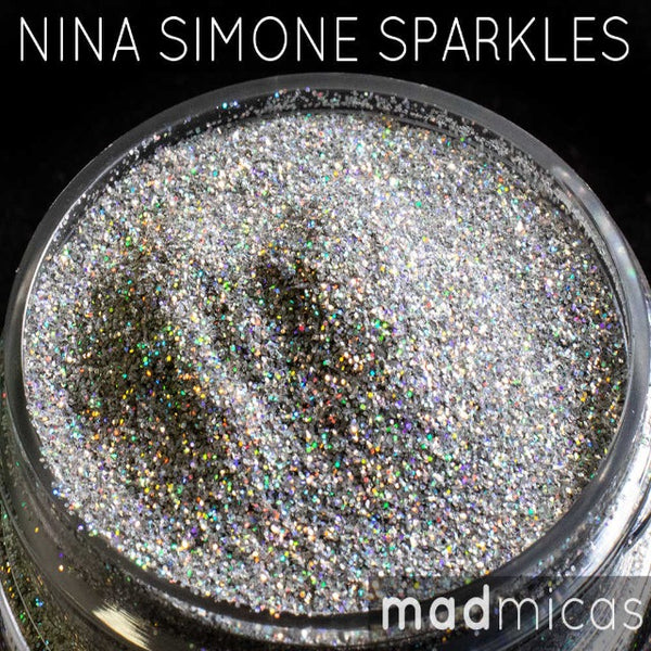 Nina Simone Sparkles Holographic Glitter Mad Mica Discontinued - Soap ...