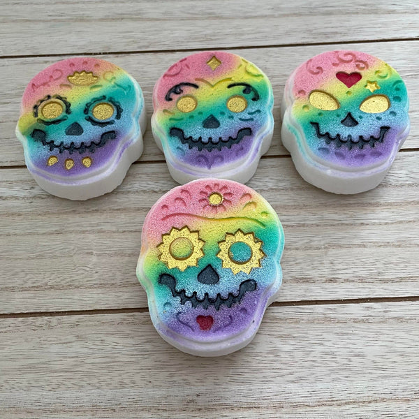 Sugar Skull Bath Mold Hand Full Set Mold - Soap & More